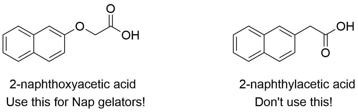 Naming Gelators – Dave Adams Lab